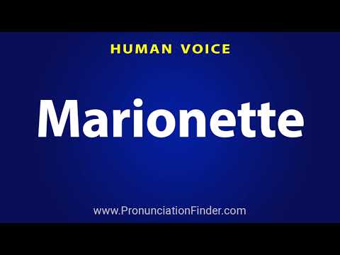 How To Pronounce Marionette