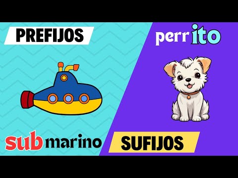 Prefijos y sufijos | Video educativo para niños.