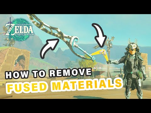 How to Detach or Remove Fused Materials from Weapons + Shields ► Zelda: Tears of the Kingdom