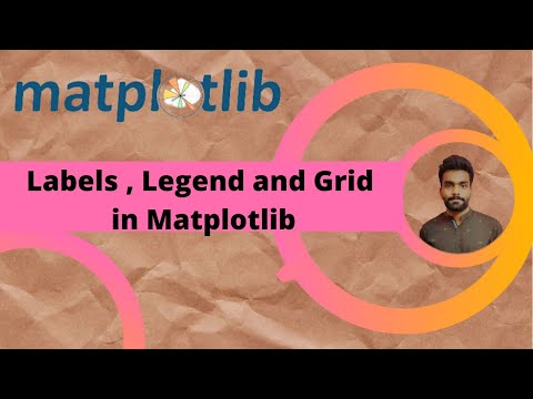 Tutorial 3 : Labels , Legend & Grid in Matplotlib