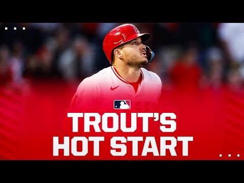 Highlights from Mike Trout's HOT start to 2024 (7 homers already!)