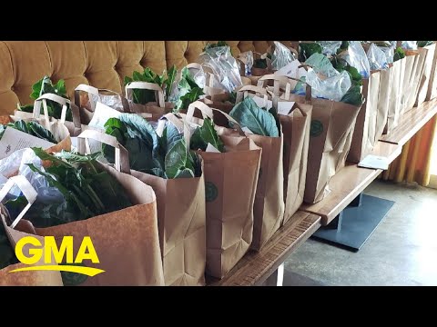 This restaurant owner loses money daily, but raised over $100,000 for those in need l GMA Digital