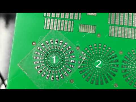 0402+0603+0805 Test on NeoDen K1830 SMT Pick and place machine