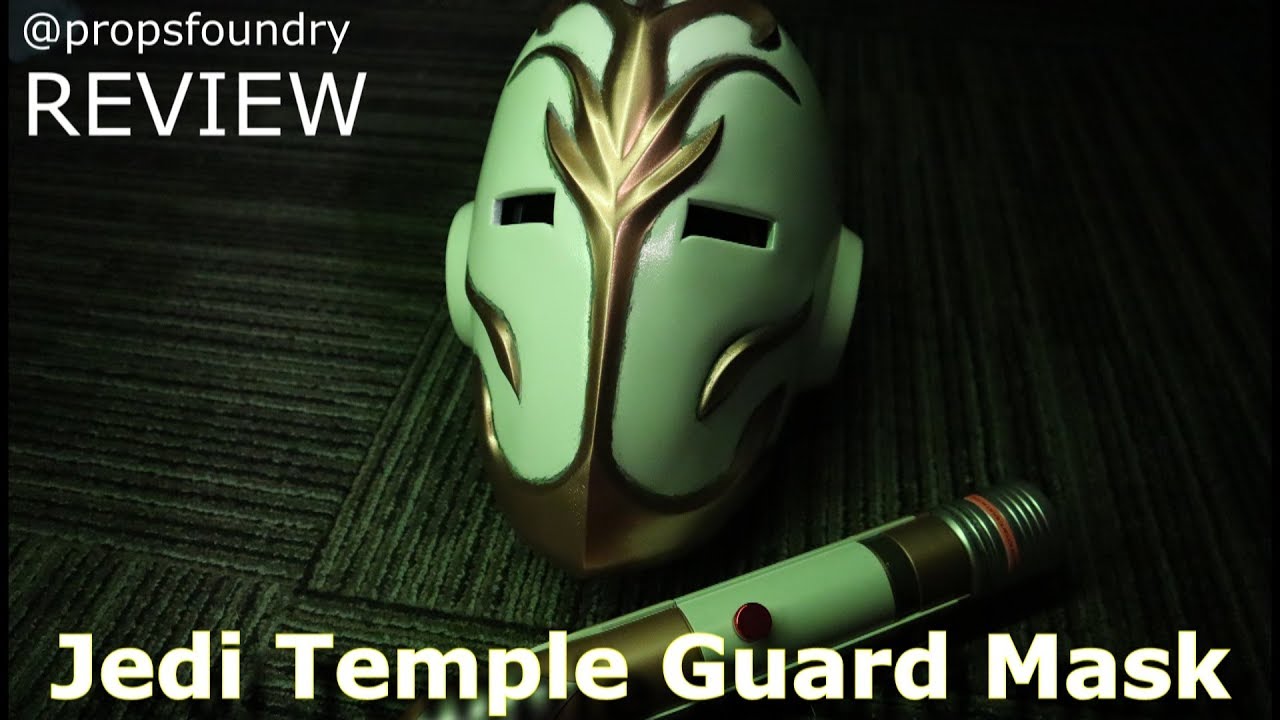 Star Wars Jedi Temple Guard Mask by: Props Foundry Review
