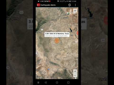 3.0 Earthquake Mentone, Texas 3-21-20