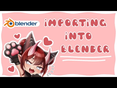 (EASY) How to Import a Model Into Blender || VRChat Blender Tutorial