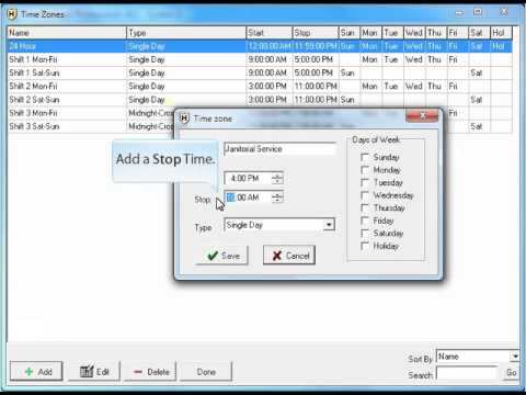 HubManager - Creating a Time Zone