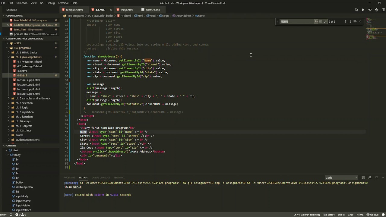 Common JavaScript Errors