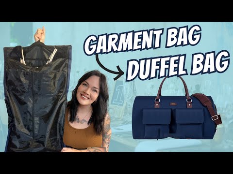 The BEST Garment bag on Amazon for your suit or dress!