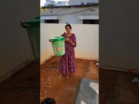 Kitchen waste & fruits recylcer | எளிமையான இயற்கை உரம் | Magic fertilizer for plants | #shorts