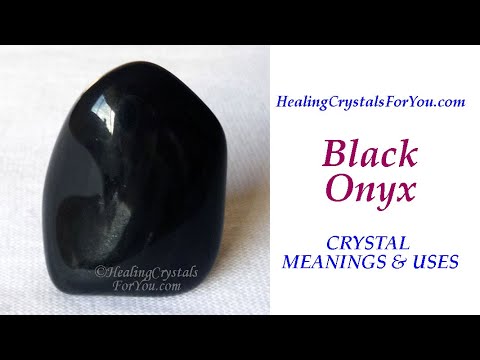 Black Onyx: Crystal Meanings & Uses