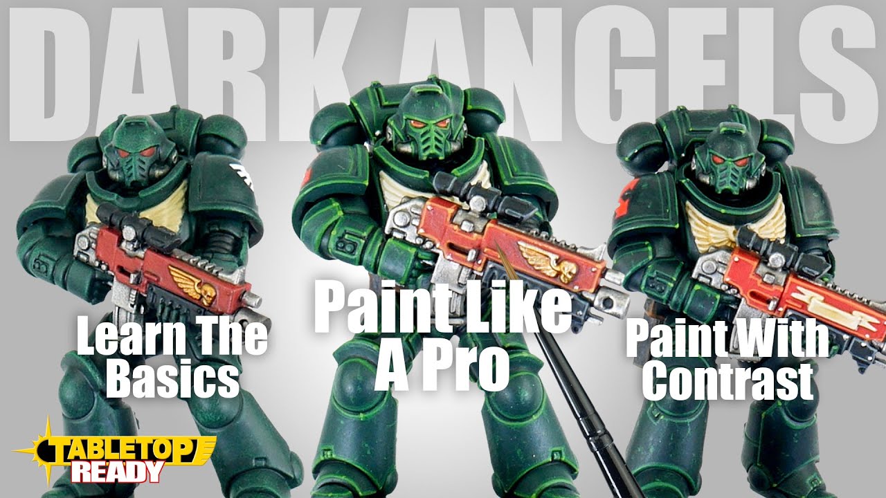 How to Paint Dark Angels from Beginner to Pro