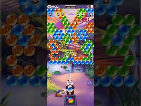 Bubble Shooter Panda Pop-Level 15 3 STARS NO BOOSTERS #pandapop #bubbleshooter #shorts