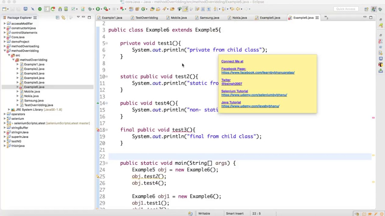 Method Overriding in Java Lecture-3