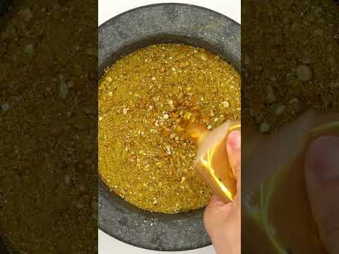Expensive Gold Face Mask ASMR
