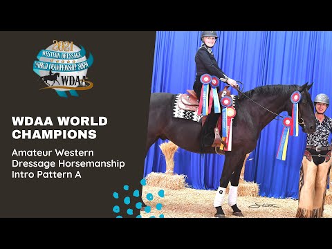 2021 WDAA World Championship Show Western Dressage Horsemanship Intro Pattern A JamieLynne and Vino