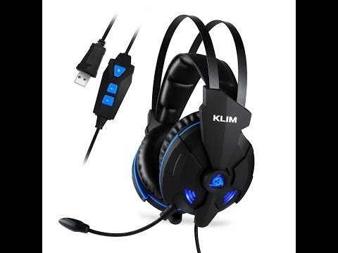 KLIM Impact USB Gaming Headset – 7.1 Surround Sound – Desktop Reviews