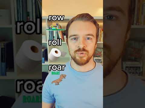 row/roe, roll/role, roar