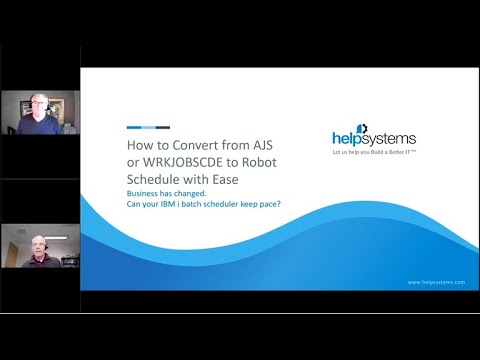 Robot | How to Convert from AJS or WRKJOBSCDE to Robot Schedule with Ease
