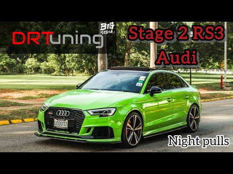 DRTuning Stage 2 Audi RS3 Rips Through the Streets Of Jamaica | Insane Pulls & Exhaust Sound