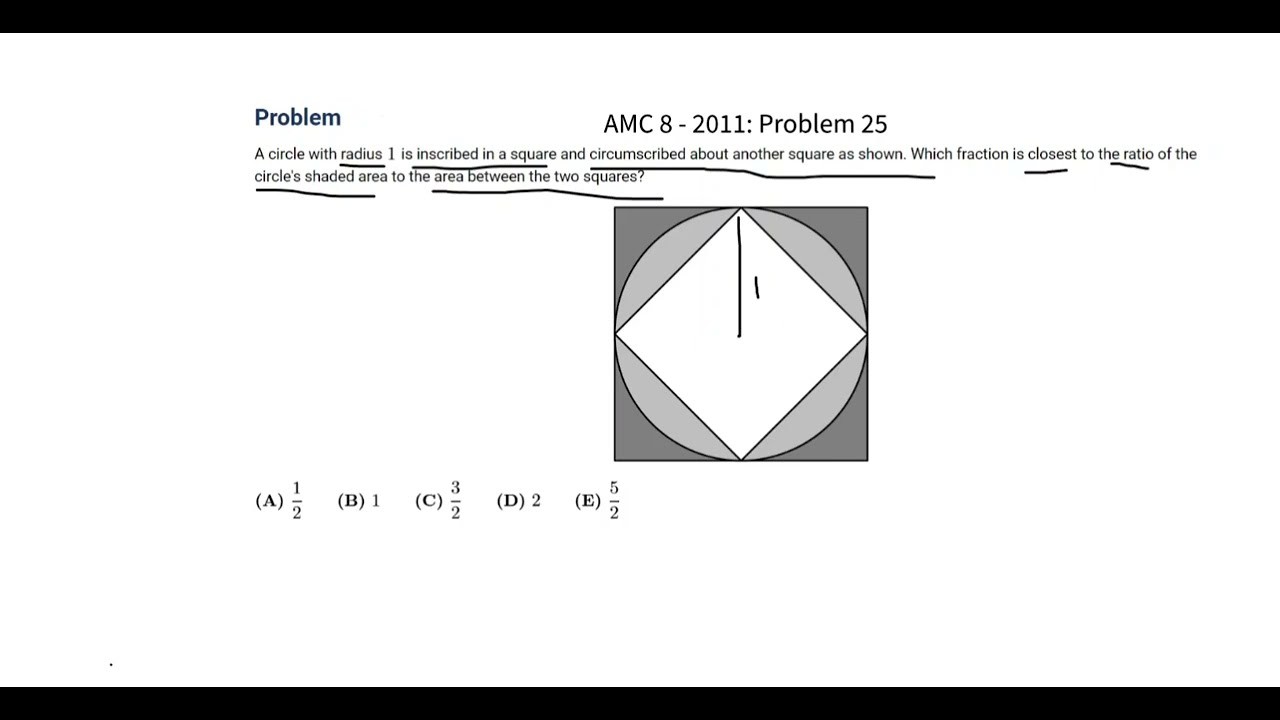 AMC 8 2011: Problem 25 Solution