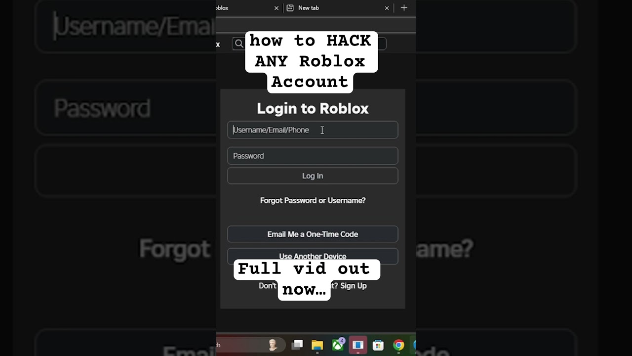 How To Hack ANY Roblox Account (Without Password) 2025 😱 #roblox #shorts #hacks #robloxhack