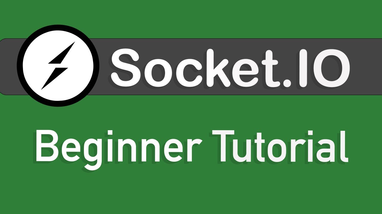Socket.io Beginner Tutorial - NodeJS + ExpressJS