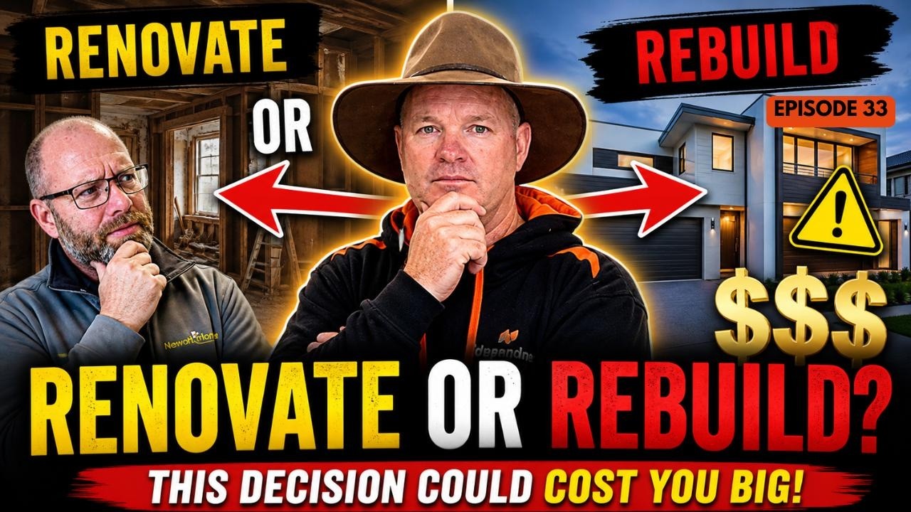 Ep 33. Knockdown Rebuild vs Renovation: What Actually Stacks Up?