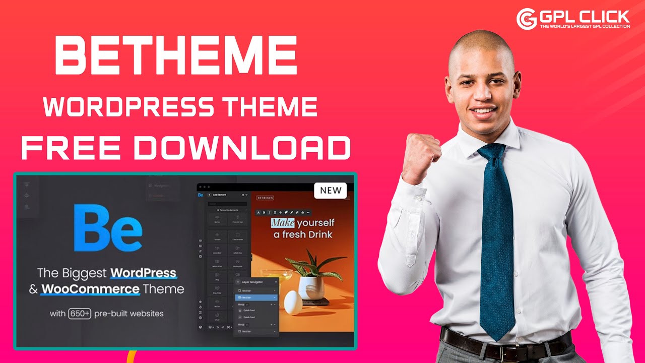 Betheme Free Download Latest Version | Lifetime Free Updates | GPLCLICK