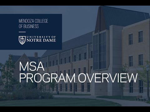 MSA Program Overview