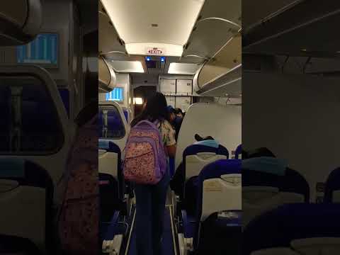 Inside view of Indigo Airlines #indigo #airplane #inside #aeroplane #crew #crewmate #indigoairlines