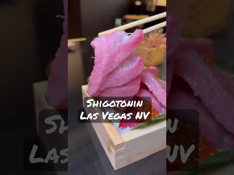 MOST EXPENSIVE CHIRASHI in Las Vegas