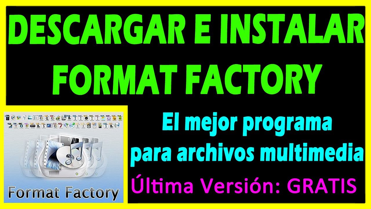COMO DESCARGAR FORMAT FACTORY 🚀 Instalar Format Factory en PC ✅ Última Versión
