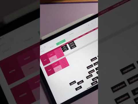 I Made THIS with iPad?! | Interactive Conjugation Table #shorts