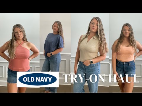 SUMMER OLD NAVY CLOTHING HAUL | Mid-sized, Size Large 12/14