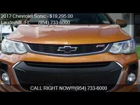 2017 Chevrolet Sonic LT Manual 4dr Hatchback for sale in Lau