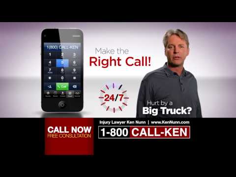 Hit By A Big Truck? Make The Right Call 1-800-CALL-KEN
