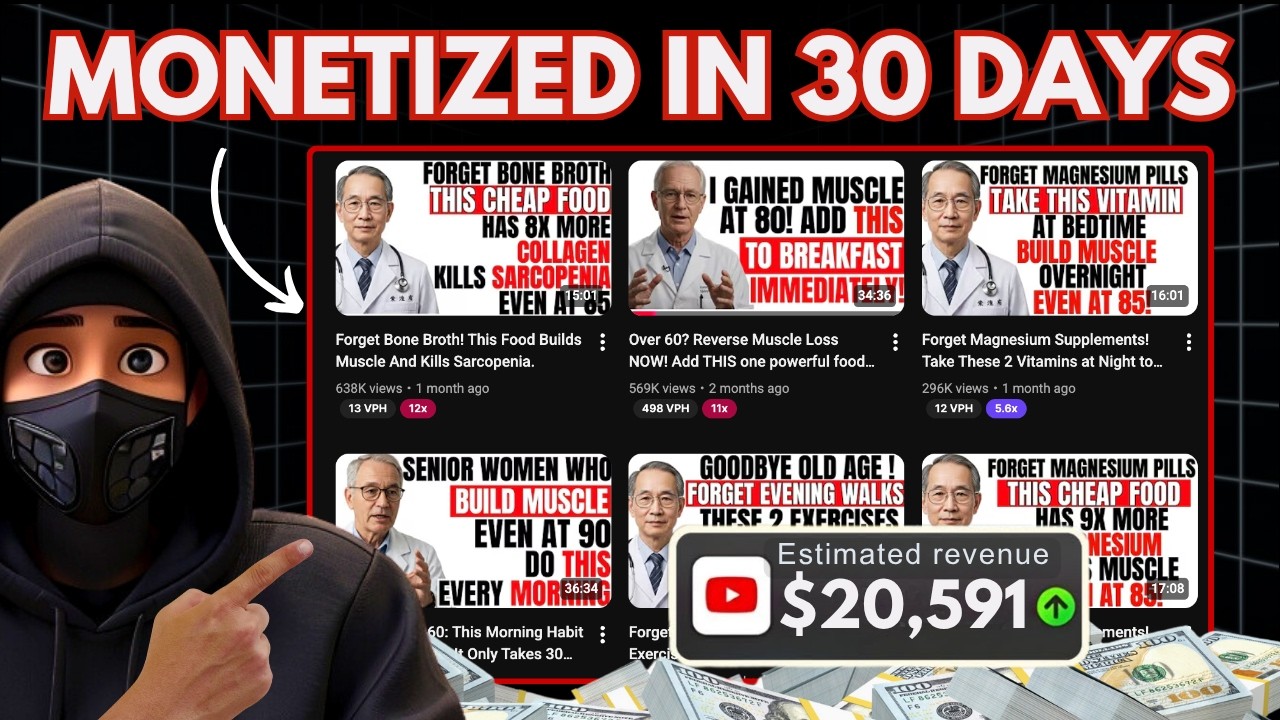 This Faceless YouTube Niche Gets You Monetized in 30 Days (Full AI Blueprint)