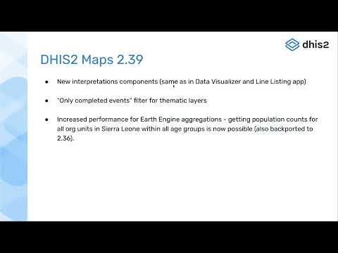 Analytics: Maps - DHIS2.39