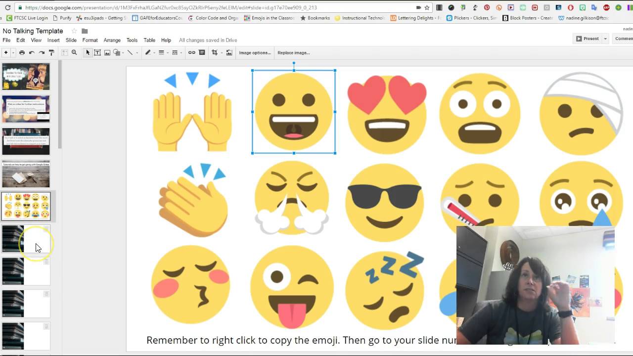 Insert Emojis into Google Slides