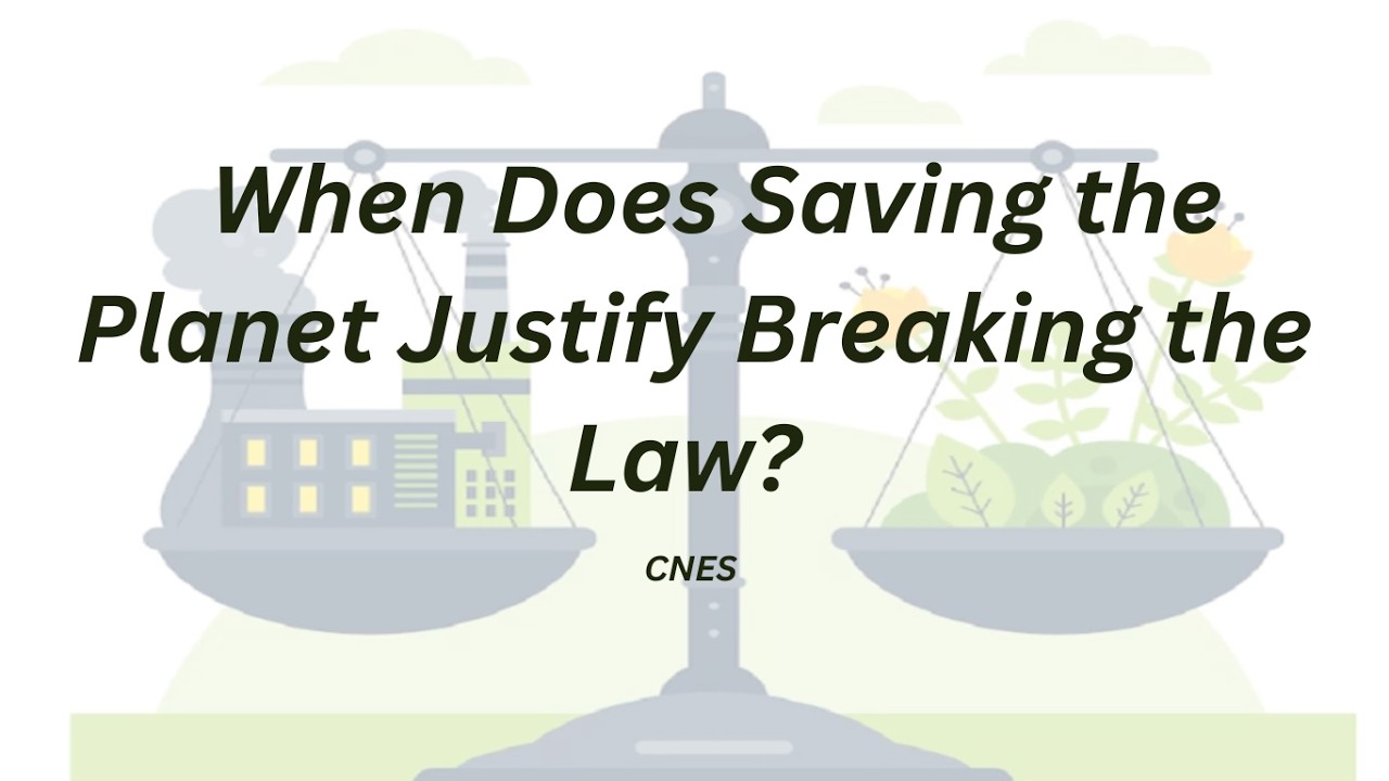 When Does Saving the Planet Justify Breaking the Law?