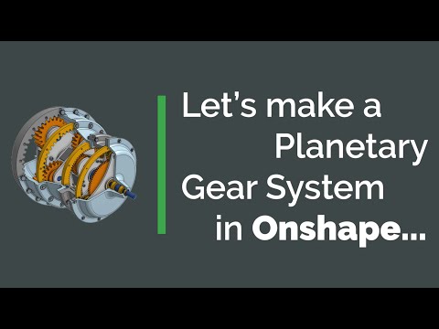Let's Make a Planetary Gear System