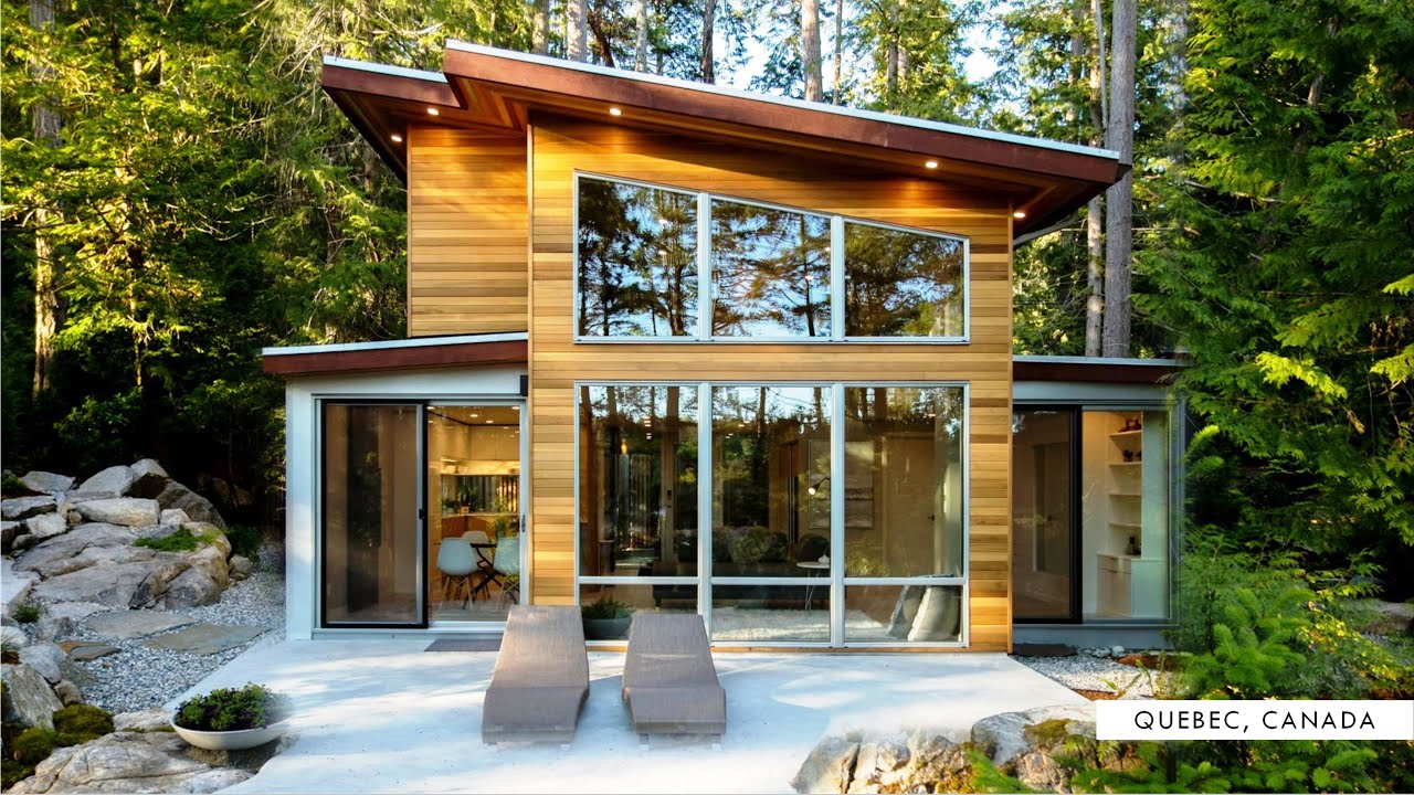 Shipping Container Studio Cabin in Halfmoon Bay, BC Canada