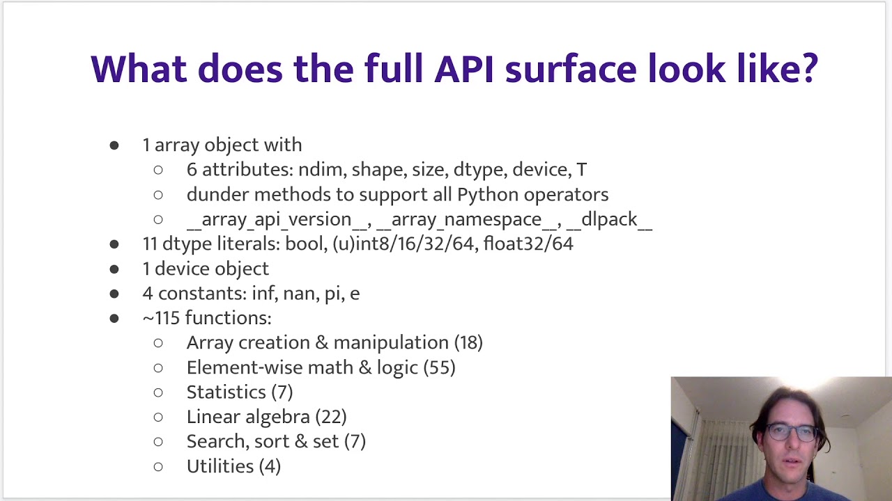 Standardizing on a single N-dimensional array API for Python