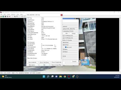 How to quickly view a photo location on Google Maps using IrfanView