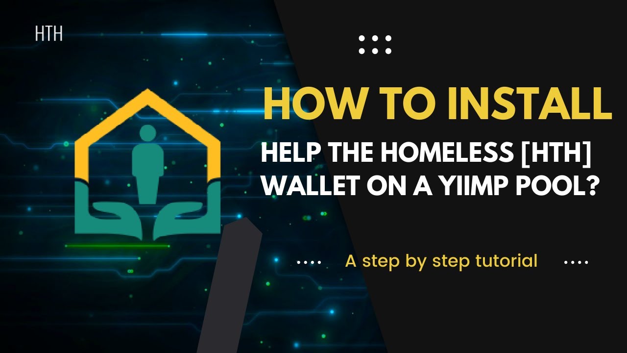 How to Install HelpTheHomeless HTH Wallet on Yiimp Mining Pool