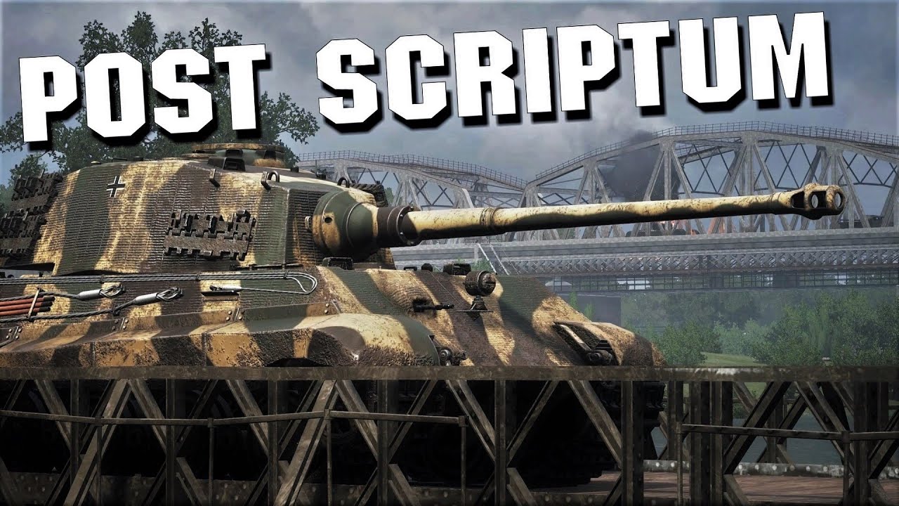 Post Scriptum King Tiger Bridge Fight - 4K