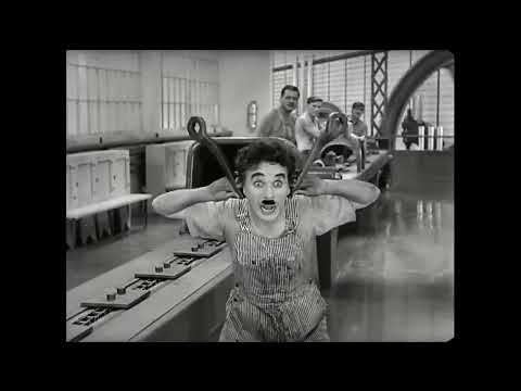 Charlie Chaplin Goes Bonkers! Factory Mayhem Scene | Modern Times