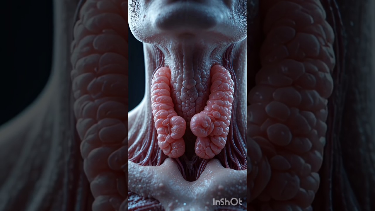 Ultra Realistic 3D Thyroid Gland Animation | Hormone Secretion &AnatomyVisualization#ThyroidAnatomy