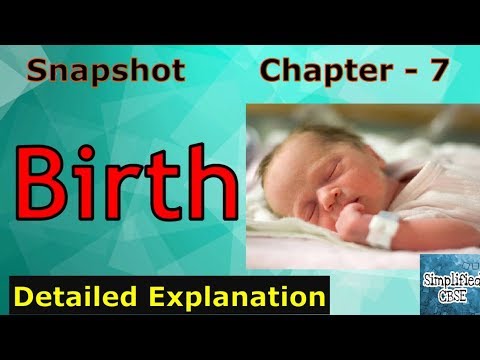 Birth - Class 11 - Snapshot - Chapter 7 - Detailed Explanation Video ...